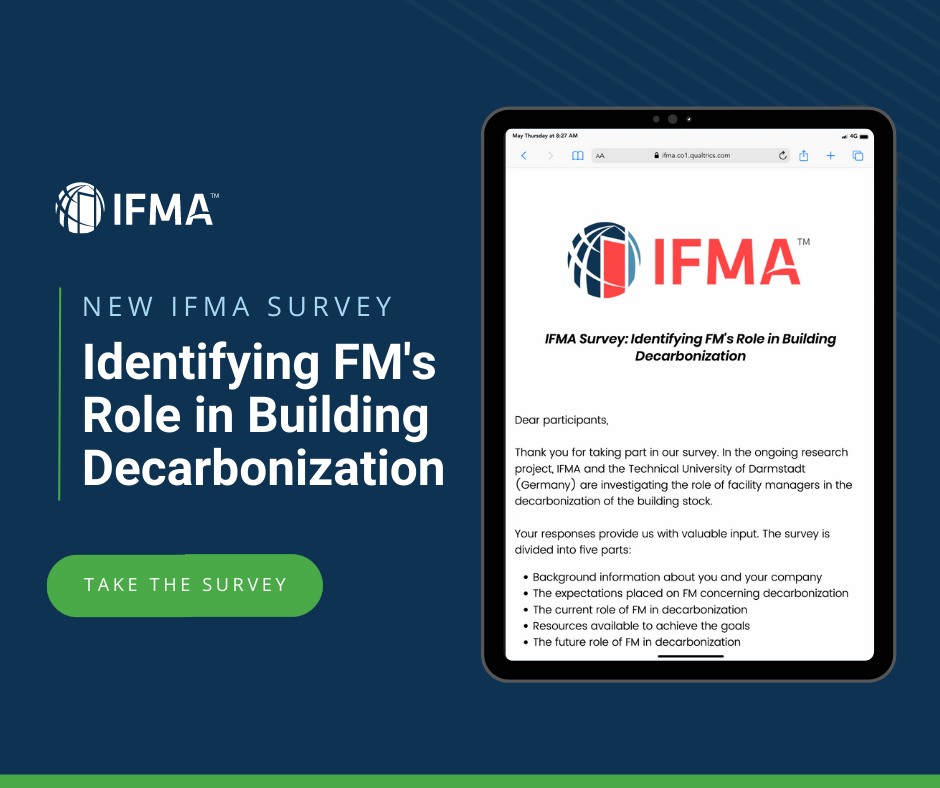 IFMA's Research and Benchmarking Projects & Interests